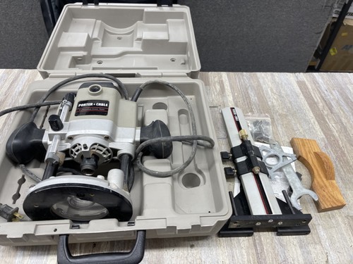 Porter Cable Plunge Router Model 7529 Variable Speed W/42700 EDGE GUIDE ...