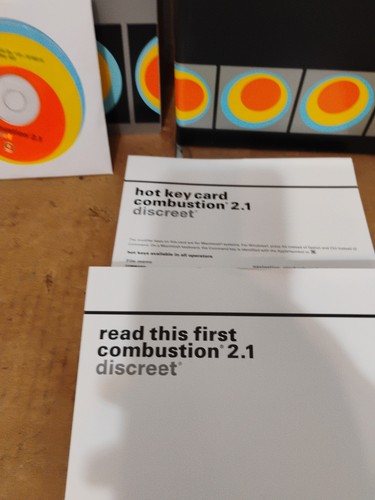 Discreet Combustion 2.1 Desktop Software And User Guide | eBay