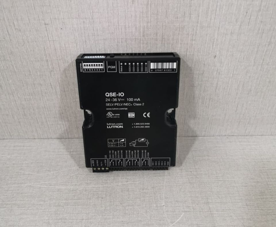 LUTRON QSE-IO Control Interface GRAFIK Eye Systems - PELV/SELV/NEC ...