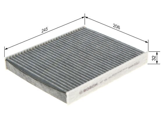 Pollen / Cabin Filter 1987432315 Bosch 64116809933 64116991537 ...