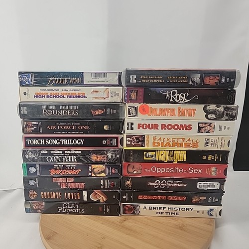 Lot of 20 VHS Tapes 80s 90s 00s Various Titles | eBay