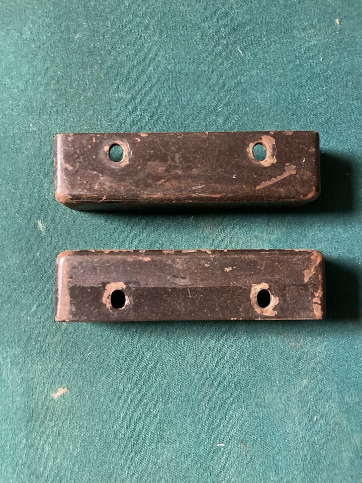 Vintage National Set Pair Of Cash Register End Cap Caps C | eBay