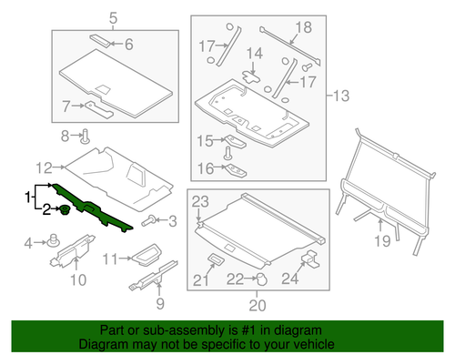 Genuine Volvo Lift-Gate Trim Scuff Plate 32239215 | eBay