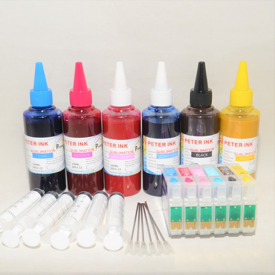 Empty refillable Ink Cartridge T079 79 ARC chip for Artisan 1430 Stylus ...