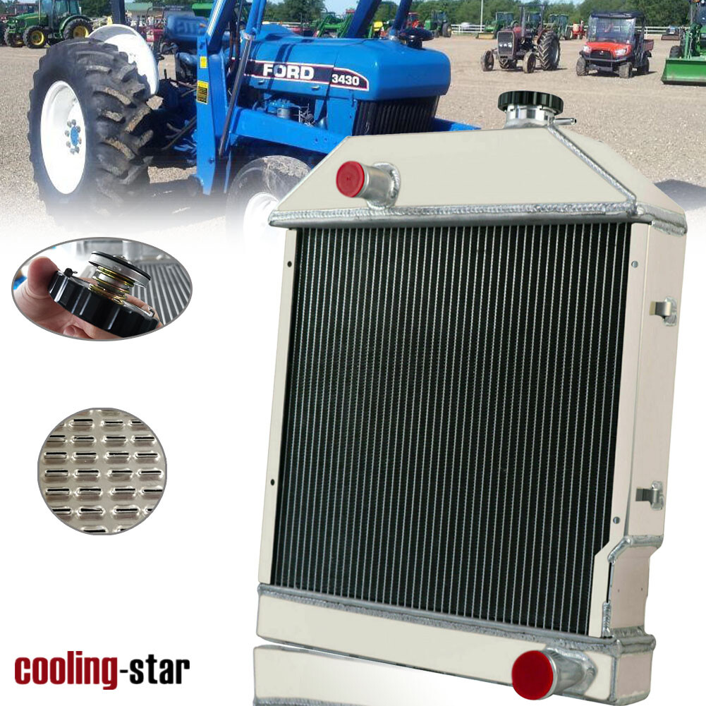 4-ROW CORE 62MM RADIATOR FOR FORD NEW HOLLAND 250C 260C 3230 3430 3930 ...