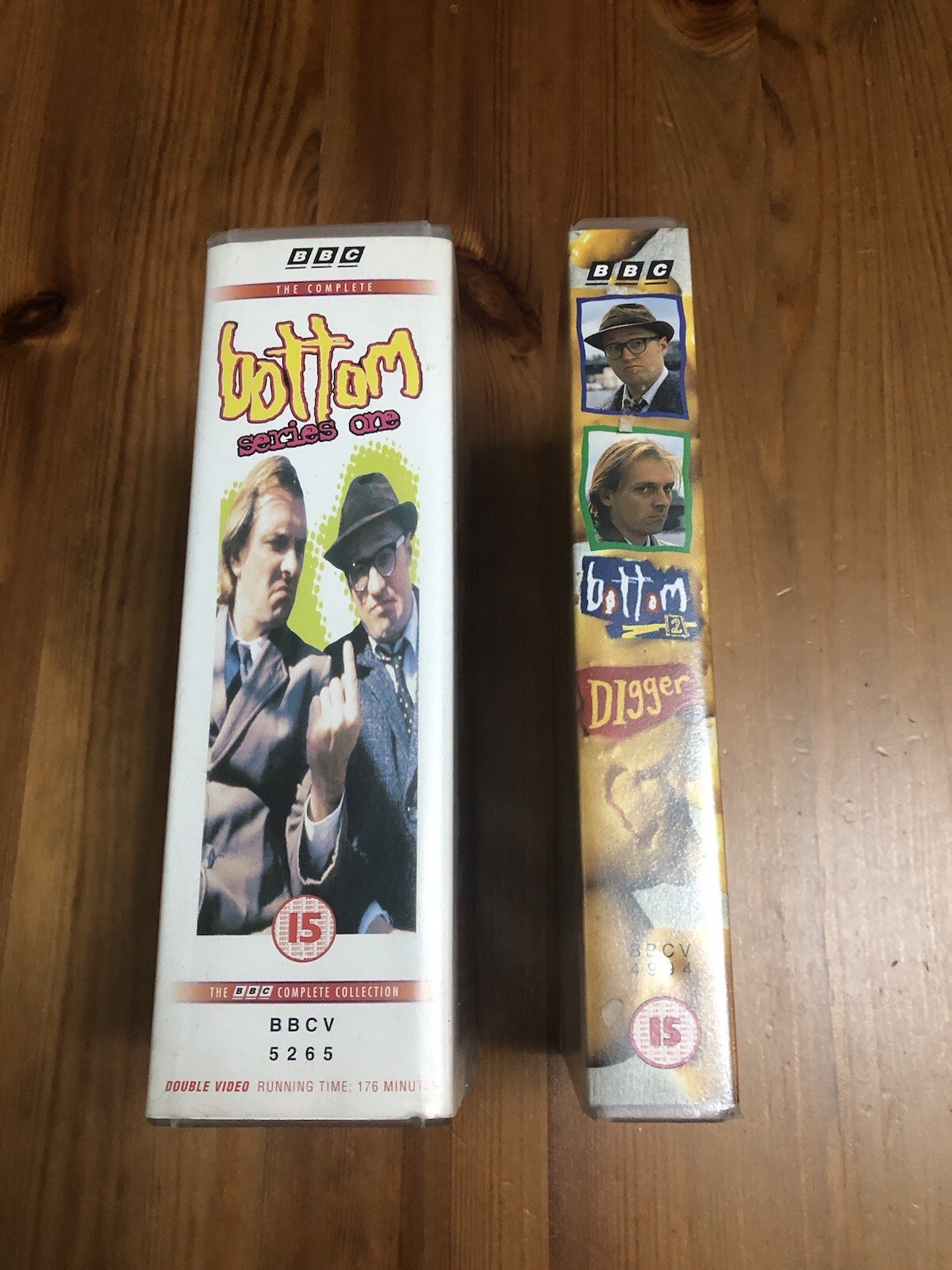 Bottom Series 1 & Bottom 2 Digger 3 Episodes VHS Rik Mayall & Ade ...