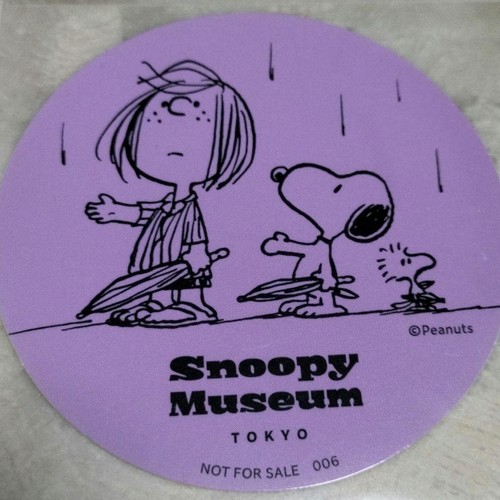 Snoopy Limited Museum Novelty Sticker 006 Peppermint Patty-Chan | eBay