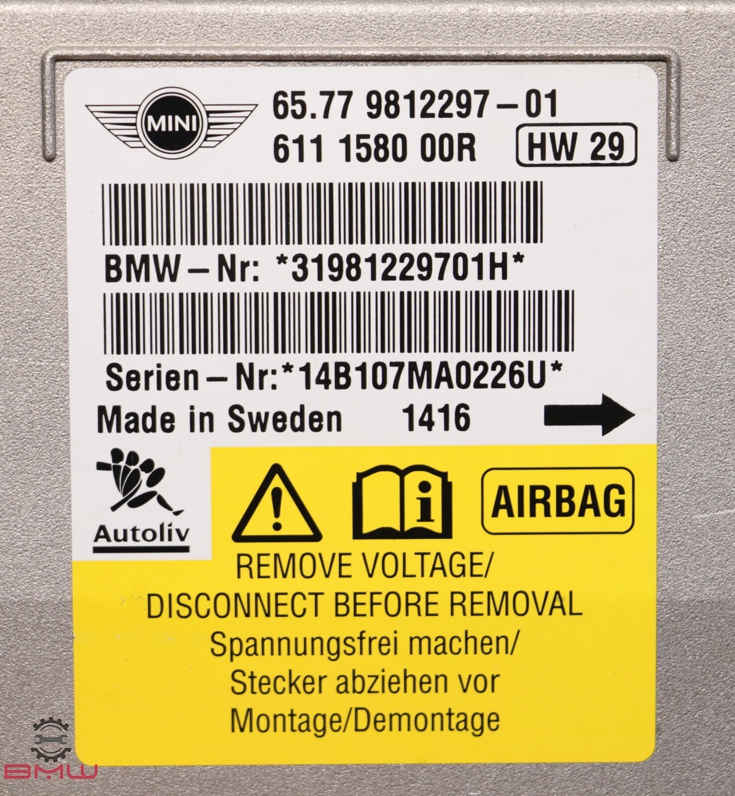 Center Console Control Unit Module Computer OEM Mini R55 R56 R60 R61 #2 ...