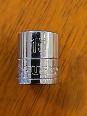 HUSKY 15mm 6PT Metric 3/8 Drive Shallow Socket. R5 | eBay