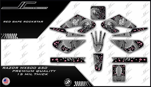 Razor MX500 MX650 graphics kit decals THICK AND HIGH GLOSS | eBay