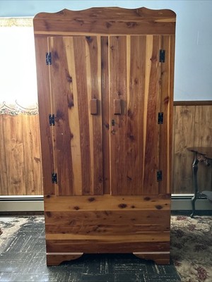 Antique Cedar Wardrobe Cabinet (approximately 80 years old)…… | eBay