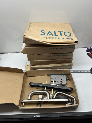 SALTO Electronic Door Lock Sets – 6x Boxes – Handles & Lock Cases ...