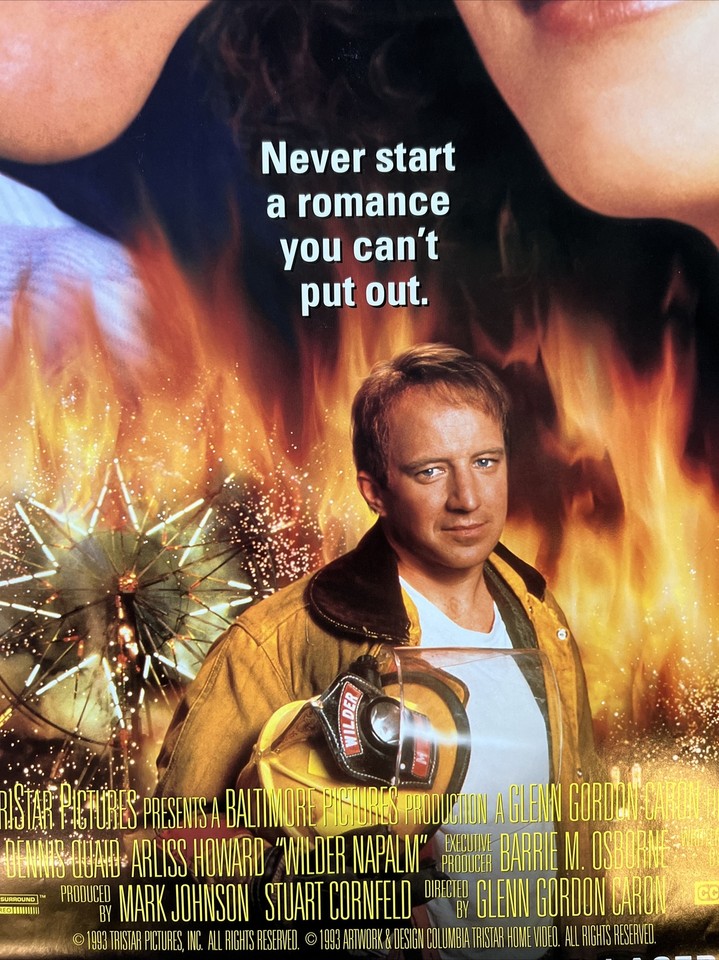 Original 40x27 Movie Poster WILDER NAPALM Staring Debra Winger & Dennis ...