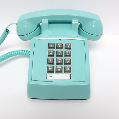 Turquoise Western Electric 2500 TouchTone Desk Telephone - Full ...