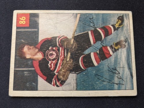 1954-55 Parkhurst Hockey Card # 86 Pete Conacher - Chicago Black Hawks ...