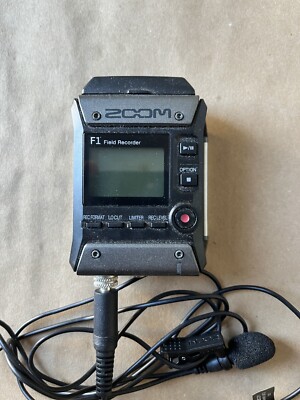 Zoom F1-LP Field Recorder and Lavalier Microphone 4515260018703| eBay
