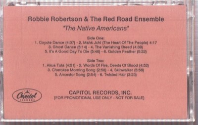 robbie robertson & the red road ensemble cassette promo | eBay