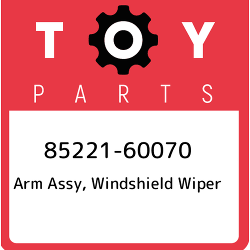 85221-60070 Toyota Arm assy, windshield wiper 8522160070, New Genuine ...