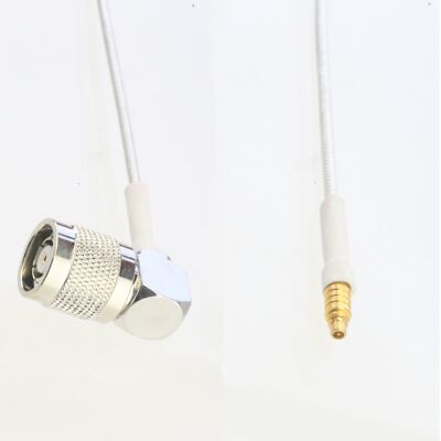 RF Cable MMCX plug to RP-TNC male RA RG405 .086 Flexible Semi-Rigid ...
