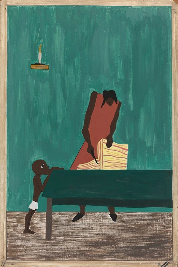 Jacob Lawrence Paintings Great Migration Series