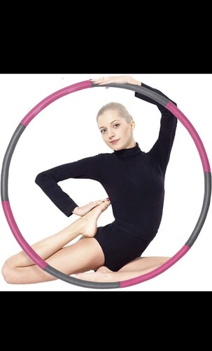 Hoola Hoop for Adults Weighted Hoops for Exercise Fitness Gym Workout 8 ...