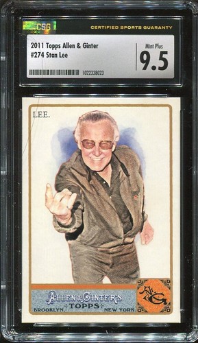 2011 Topps Allen & Ginter Stan Lee #274 CSG 9.5 Marvel Comics | eBay