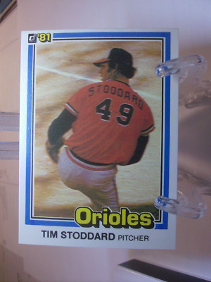 1981 Donruss Baseball Card #475 - Tim Stoddard - Baltimore Orioles ...