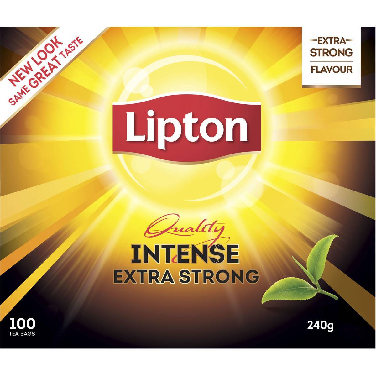 Lipton Black Leaf Tea Bags Intense Extra Strong 100 Pack | eBay