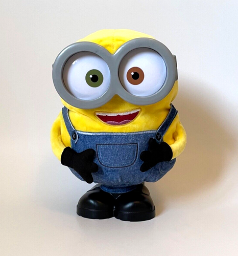 11" RARE Dancing Illumination Minions Rise of Gru BOB Moves Sound ...