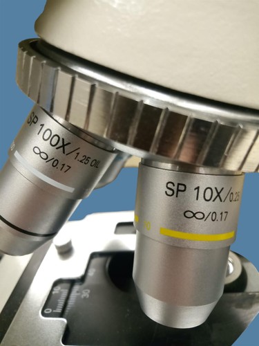 Trinocular Biological Compound Microscope w/ 4x, 10x, 40x, 100x ...