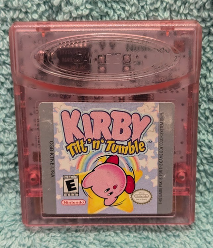 Kirby Tilt N Tumble (Nintendo Gameboy Color, GBC, 2001) Authentic OEM ...