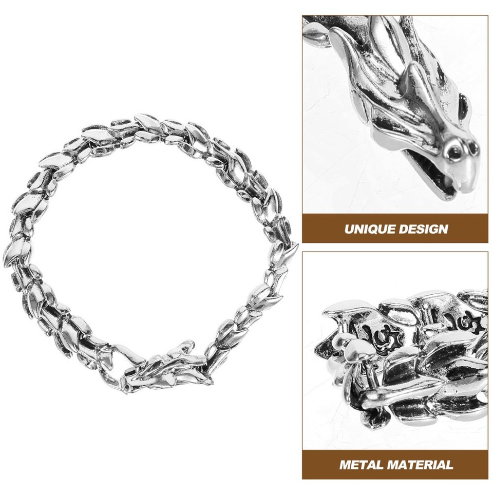 Dragon Bracelet Punk Style Wrist Chain Men Wrist Jewelry Men Jewelry ...