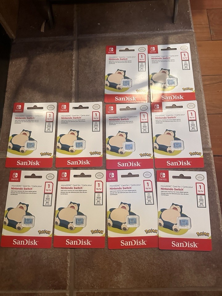SanDisk 1TB microSDXC Card Licensed for Nintendo-Switch, Pokémon ...