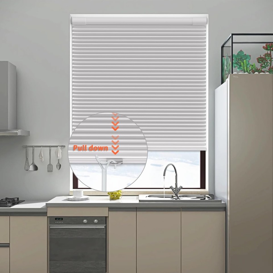 Draw Rod for Cordless Window Shades Cellular Shades Roller Shades Zebra ...