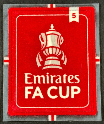 2024 OFFICIAL SPORTING ID EMIRATES FA CUP EVERTON 5X WINNERS PATCH | eBay