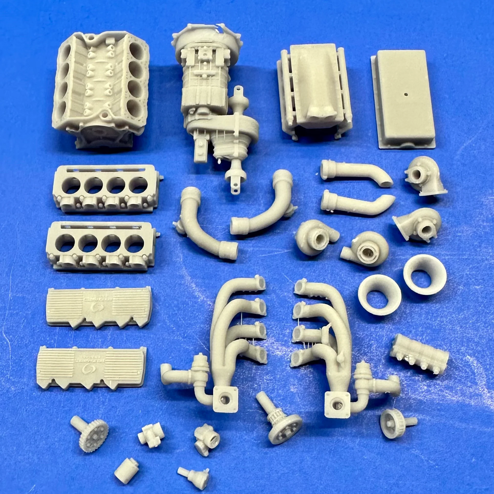 V2 Hoonicorn Twin Turbo Ford 410 Engine 1/25 | eBay