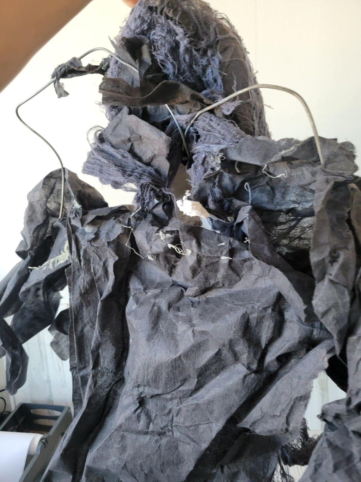 Scary hanging zombie Halloween prop as is GateKeeper lawn decor | eBay