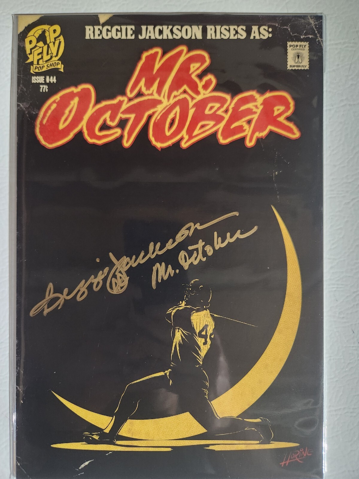 Reggie Jackson "Mr. October" Signed Limited Edition Pop Fly Art Print ...