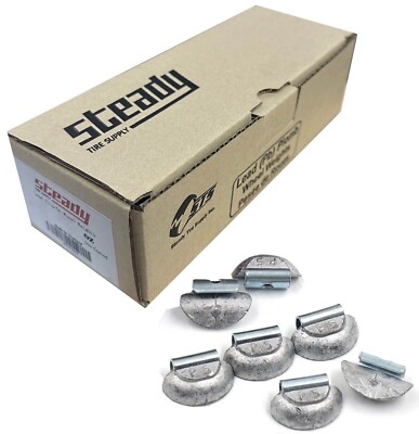 Passenger Car Steel Rim Clip on Wheel Weights 0.50 Oz Reg Style Lead ...