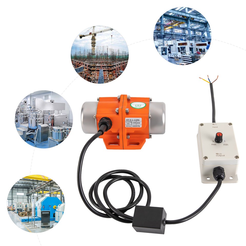 Concrete Vibrator Vibration Motor for Shaker Table 110V 3600rpm&Speed ...