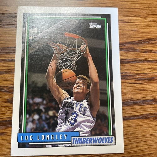1992 Topps #89 Luc Longley - Minnesota Timberwolves | eBay