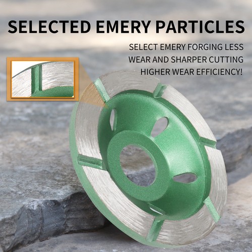 3" inch Diamond Segment Grinding Wheel Disc Grinder Cup Concrete Stone ...