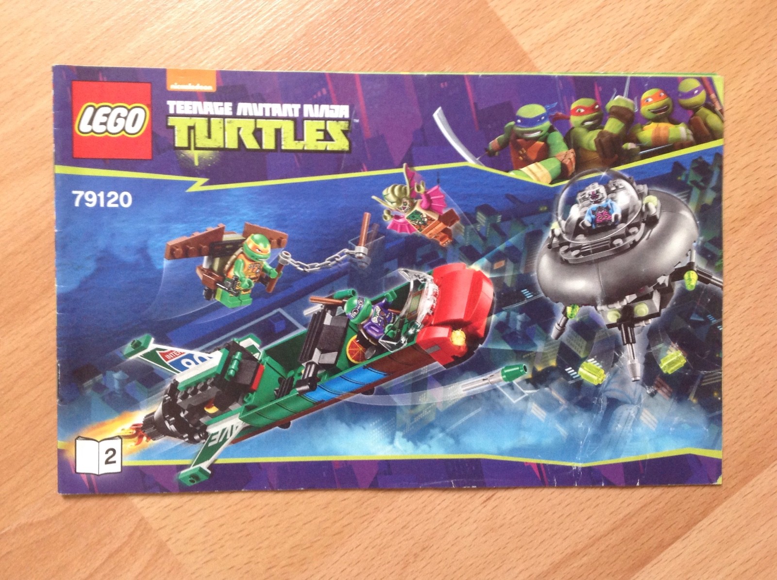Lego Teenage Mutant Ninja Turtles 79120 Bauanleitung ungelocht | eBay.de