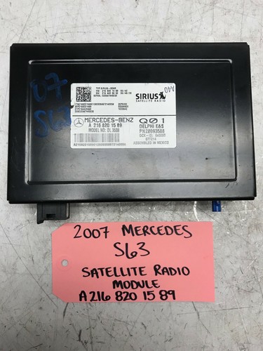 Module De Radio Satellite SIRIUS MERCEDES BENZ AMG S63 CLS63 W221 ...