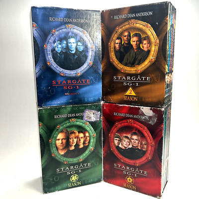 Stargate SG-1 Season 1 to 4 Boxed Sets - Very Good to Good - 20 DVD's ...