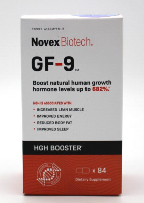 Novex Biotech GF-9 GH Boosting Supplement 84 Count - EXP 03/2026 | eBay
