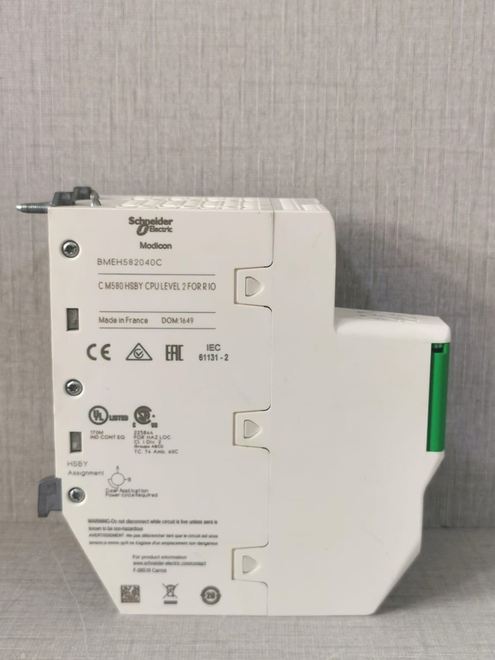 SCHNEIDER ELECTRIC BMEH582040C REDUNDANT PROCESSOR MODULE M580 CPU ...