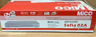 Vintage Mico Sofia 02A DVD Player DVD/CD-DA/CD-MP3/CD-RW | eBay UK