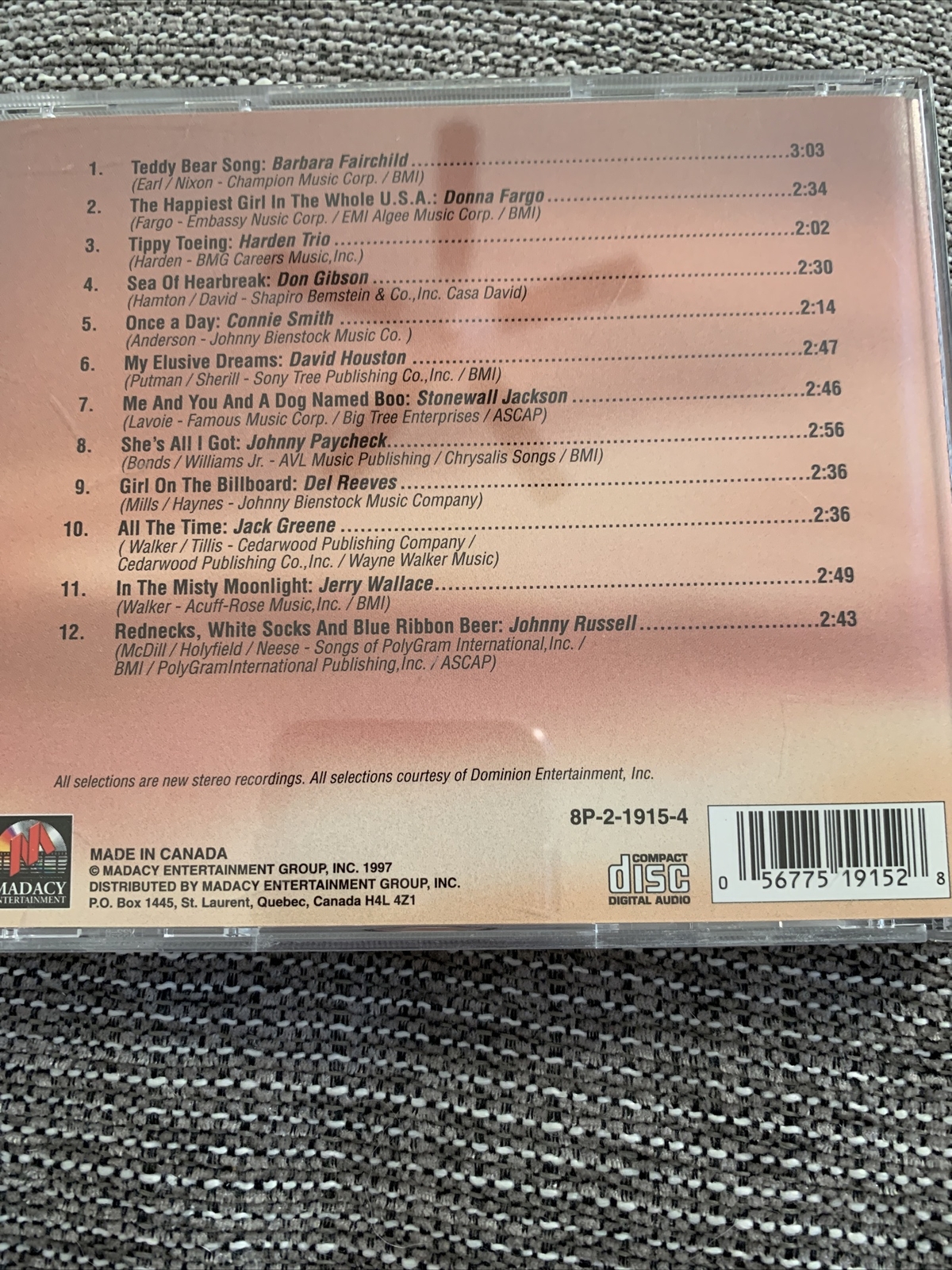 Country Collection [Madacy] [Box] by Various Artists (CD, Aug-1997 ...