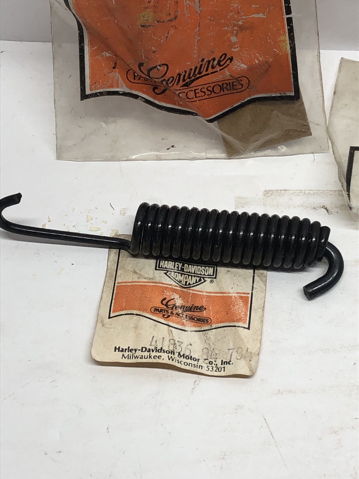 Genuine Harley-Davidson Jiffy Stand Spring OEM 41836-84 XL XLX Robison ...
